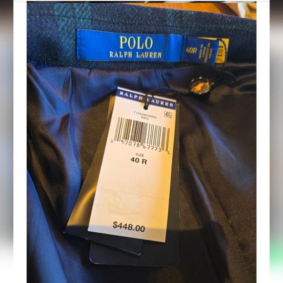 Polo Ralph Lauren | Suits & Blazers | Polo Ralph Lauren Mens Green Plaid Blazer Jacket 449 ...